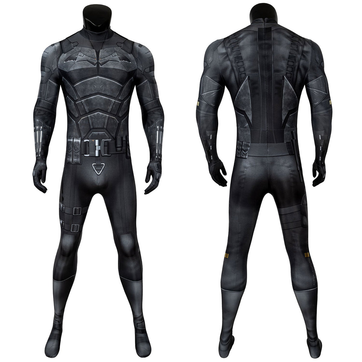 The Batman 2021 Bruce Wayne Robert Pattinson Male Jumpsuit Cosplay ...