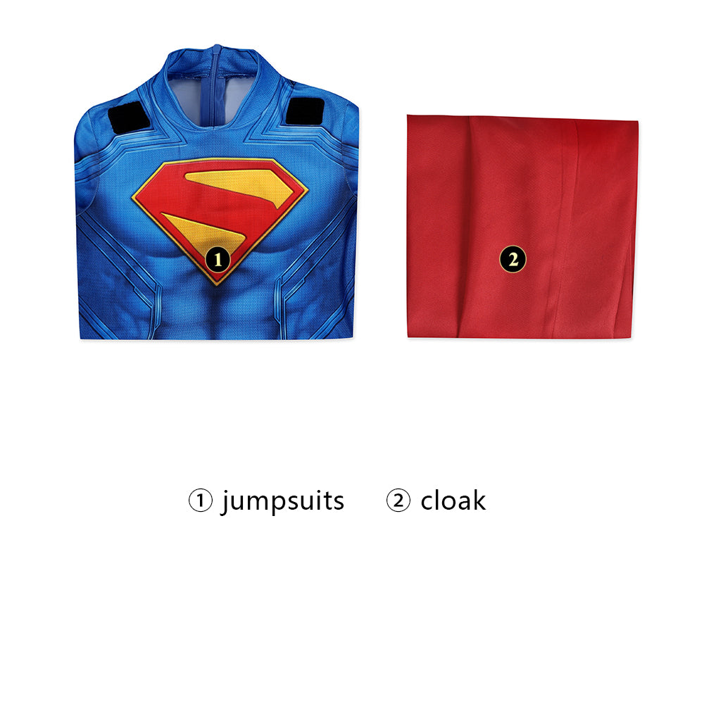 Superman Legacy Clark Kent Kids Jumpsuit Cosplay Costumes – omycos