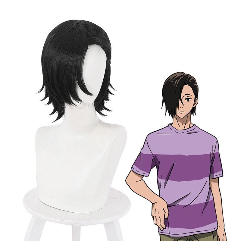 Anime Jujutsu Kaisen Junpei Yoshino Short Black Cosplay Wigs – omycos