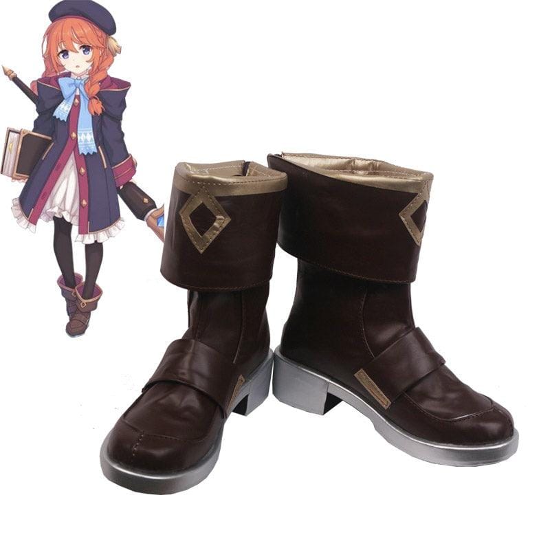 Princess Connect! Re Dive Shingyouji Yuni Anime Game Cosplay Boots Sho ...