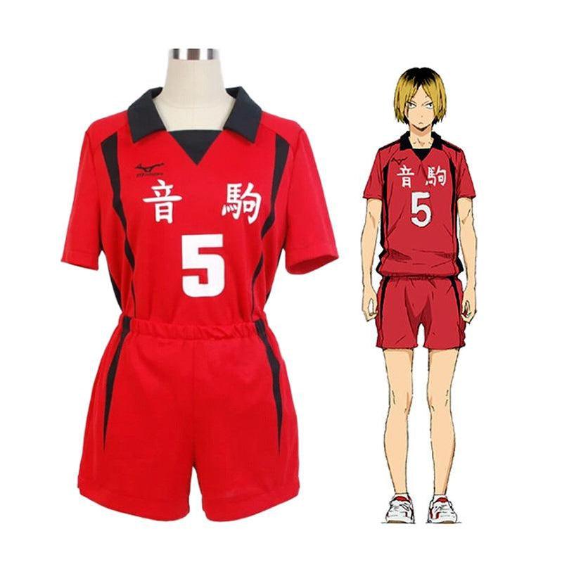 Anime Haikyuu Nekoma High School Kozume Kenma Uniform Cosplay Costume ...